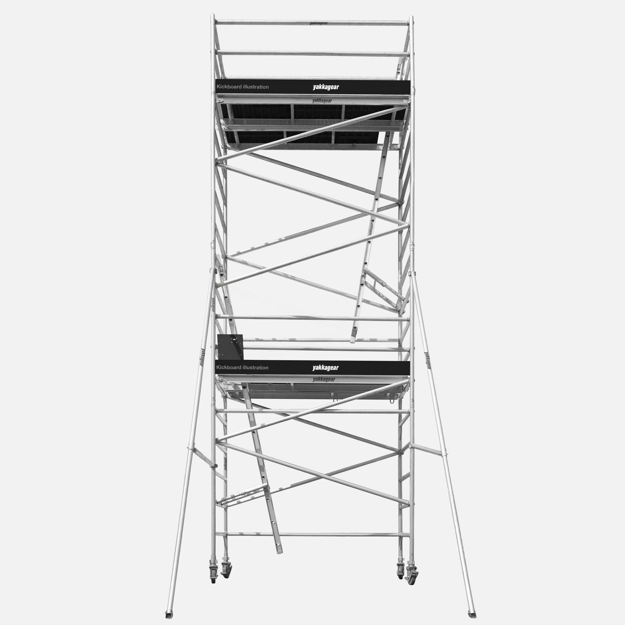 8.6m Reach (6.6m Platform) Aluminium Mobile Scaffold | Yakka Gear Australia