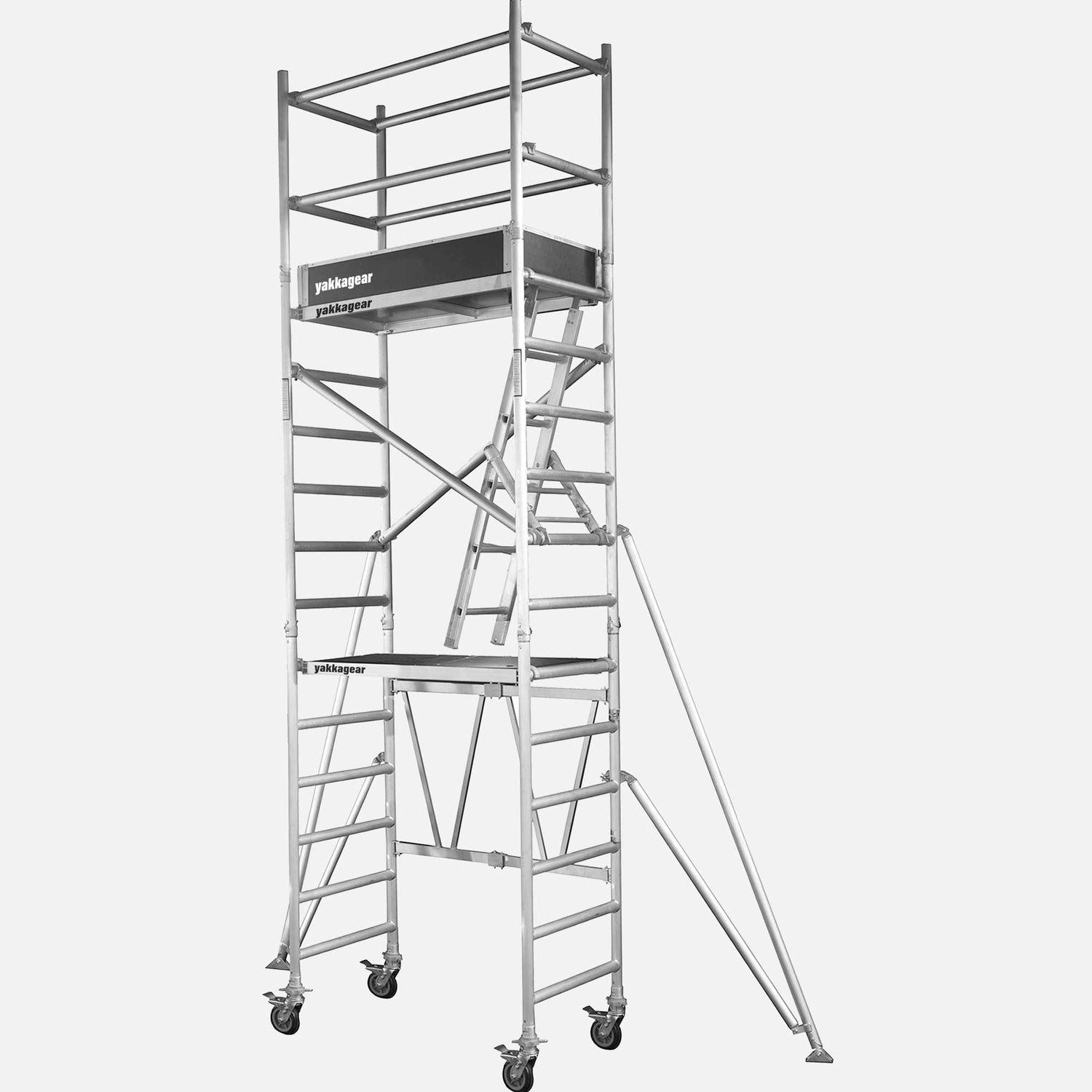 Adjustable Wheels Aluminium Mobile Scaffolding | Yakka Gear Australia